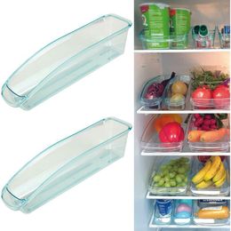 Bestlivings - Kühlschrankbox ( 33 x 7,5 x 8cm ) Aufbewahrungsbox mit Griff Spülmaschinenfest - Lebensmittelechter Kunststoff - Organizer Küche - s