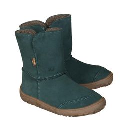 froddo® - Winterstiefel BAREFOOT TEX SUEDE in petroleum, Gr.32