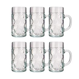 ich-zapfe Bierglas 6er Set Biergläser ISAR 0,5 Liter