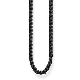 Thomas Sabo Halskette in Schwarz - (L)100 cm