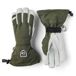 Hestra - Army Leather Heli Ski 5 Finger - Handschuhe Gr 6 oliv/grau