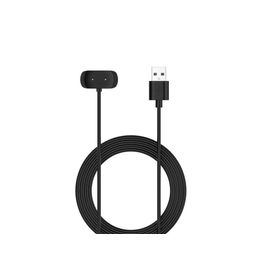 Wigento Für Amazfit Active USB Port 1 Meter Watch Charging Ladekabel Schwarz Stromadapter
