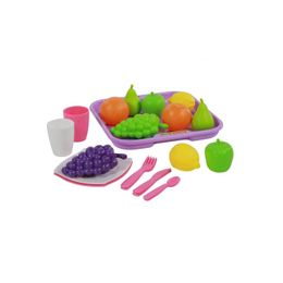 Polesie Spiellebensmittel Spielzeug-Früchte-Set Tablett