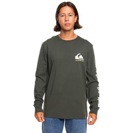 Quiksilver Langarmshirt »Omni Logo« Climbing Ivy L L Material: Rippstrick-Material aus Baumwolle...