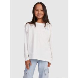 Roxy Langarmshirt &raquo;Clap Your Hands A&laquo; wei&szlig; 4(101-108cm) 4(101-108cm) Umweltfreundliches Material: Mittelschwerer...