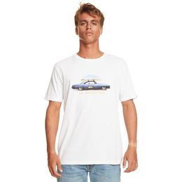 Quiksilver T-Shirt »Qs Steel« White S S Stoff: Baumwoll-Jersey-Stoff [160 g/m2]