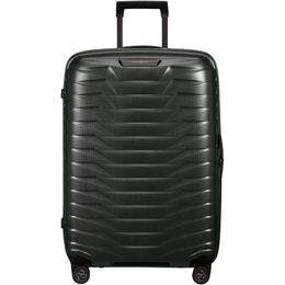 Samsonite Hartschalen-Trolley Proxis, 69 cm, 4 Rollen, Reisekoffer Aufgabegepäck TSA-Zahlenschloss Made in Europe, grün