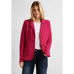 Cecil Kurzblazer in Unifarbe, rosa