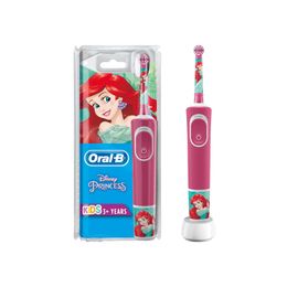Oral-B Kids Prinzessin Elektrische Zahnbürste mit Disney-Stickern, für Kinder ab 3 Jahren, rosa