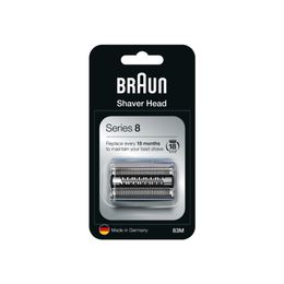 Braun Kombipack 83M Silver, Scherfolie + Schermesser