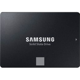 Samsung 870 EVO interne SSD (2 TB) 2,5" 560 MB/S Lesegeschwindigkeit, 530 MB/S Schreibgeschwindigkeit, grau