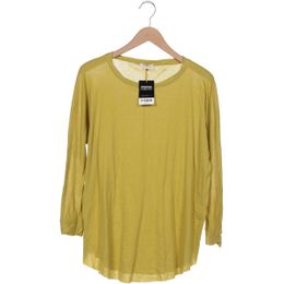 American Vintage Damen Langarmshirt, gelb, Gr. 34