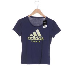 Adidas Damen T-Shirt, marineblau, Gr. 34