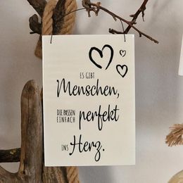 Gärtner Pötschke Holz-Schild, Lieblingsmensch, lasiert