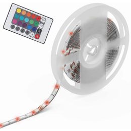 B.K.LICHT 5m led Band Stripe rgb Streifen Farbwechsel Lichtleiste Lichtkette Fernbedienung - 30