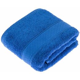 Homescapes - Frottee Handtuch 100% Baumwolle marineblau - Marineblau
