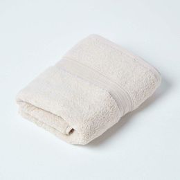 Homescapes - Zero Twist-Handtuch Supima-Baumwolle, beige - Stone