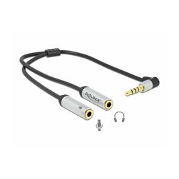 Delock Delock Headset Adapter 1 x 3,5 mm 4 Pin Klinkenstecker zu 2 x 3,5 mm (66437)