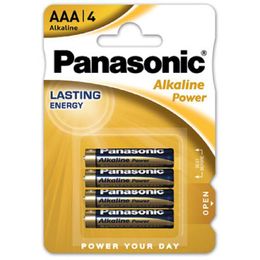 Aaa Micro Alkaline Power 1,5V Batterie 4er Blister - Panasonic
