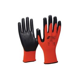 As Arbeitsschutz Gmbh - Handschuhe Nitril Foam Gr.9 rot/schwarz Nyl.m.Nitrilschaum en 388