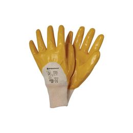 NORDWEST Handel Ag Lager - Handschuhe Ems Gr.8 gelb besonders hochwertige Nitrilbeschichtung