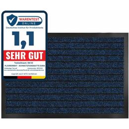Floordirekt - Schmutzfangmatte Dura Blau 40 x 60 cm - Blau