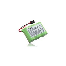 vhbw Akku kompatibel mit Panasonic KX-T4370, KX-T4400, KX-T4500, KX-T4550, KX-T4600 schnurlos Telefon Festnetz (600mAh, 3,6V, NiMH)