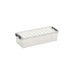 Aufbewahrungsbox Q-Line 3,5L transparent 38,5 x 14,1 x 9,3 cm Boxen, Körbchen & Kisten - Sunware