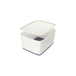 Leitz - Aufbewahrungsbox MyBox® 31,8 x 19,8 x 38,5 cm (b x h x t) din A4 18l abs Kunststoff weiß/grau