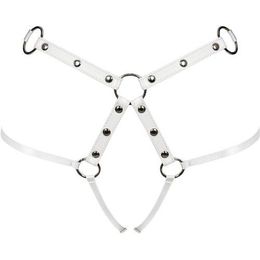Obsessive String ouvert im Harness-Style mit Nieten und Ringen