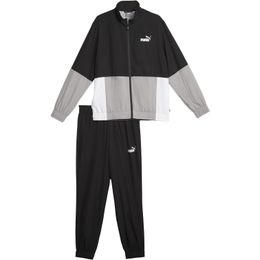 Puma® Trainingsanzug "Woven", Stehkragen, Logo-Print, für Herren, schwarz, S