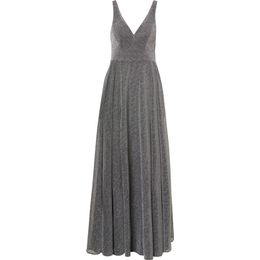 MASCARA© LONDON Abendkleid, ärmellos, V-Ausschnitt, für Damen, grau, 38