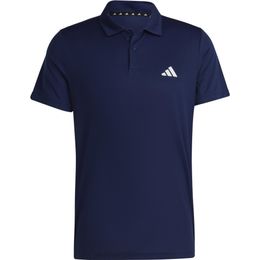 Adidas Performance Funktionsshirt, Polokragen, Logo-Detail, für Herren, blau, M
