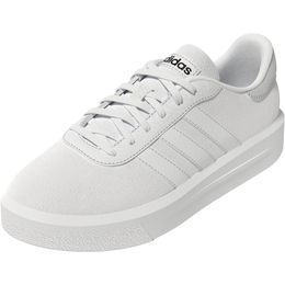 Adidas Court Platform Sneaker, Plateausohle, für Damen, weiß, 39 1/3