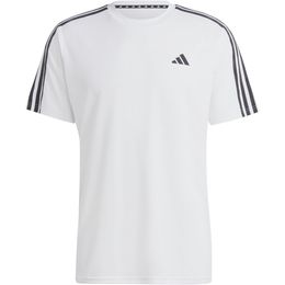 Adidas Funktionsshirt, Aeroready, Logo-Print, für Herren, weiß, L