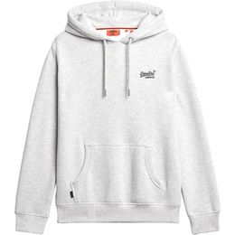 Superdry. Hoodie, Kängurutasche, Tunnelzug, für Herren, grau, M