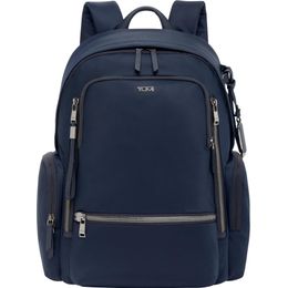 Tumi Tagesrucksack, Laptopfach, Zweiwegereißverschluss, blau