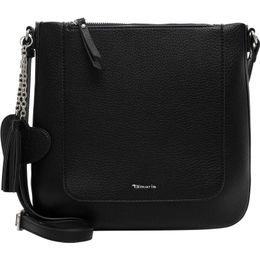 Tamaris Schultertasche, Reißverschluss, Kunstleder, für Damen, schwarz