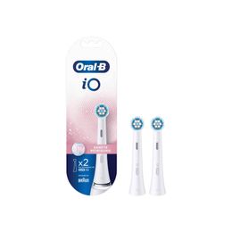 Oral-B iO Sanfte Reinigung Aufsteckbürsten für ein sensationelles Mundgefühl, 2 Stück