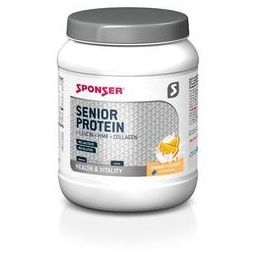 Sponser Senior Protein, mit Leucin, HBM, Collagen Orange/Joghurt, 455 g Dose Geschmack - Orange, Konsistenz - Pulver, Einnahmeempfehlung - vor/nach Training,
