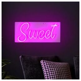 LED Wand Leuchte Sweet Party Wohn Zimmer Beleuchtung Deko Lampe USB Silikon NEON-Schild
