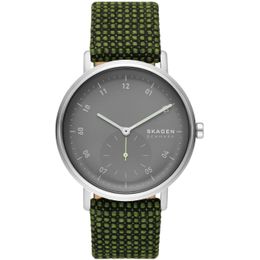 Quarzuhr Skagen "KUPPEL, SKW6893" Armbanduhren grün Herren Quarzuhren