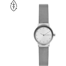 Quarzuhr Skagen "FREJA LILLE, SKW2715" Armbanduhren silberfarben Damen Quarzuhren