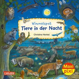 Carlsen Verlag Maxi Pixi 425: VE 5: Wimmelspaß Tiere in der Nacht (5 Exemplare) - Christine Henkel,