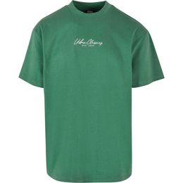 Urban Classics Oversized Mid Embroidery Tee T-Shirt grün in L