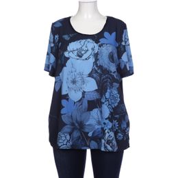 Pure by Ulla Popken Damen Bluse, marineblau