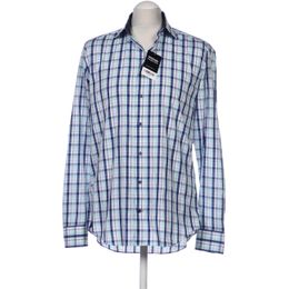Tommy Hilfiger Tailored Herren Hemd, blau, Gr. 50