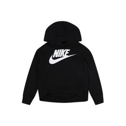Nike Sportswear Sweatshirt 'CLUB FLEECE' M&auml;dchen Gr&ouml;&szlig;e 98 schwarz / wei&szlig;