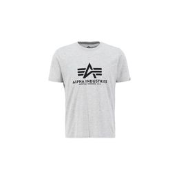Alpha Industries T-Shirt Herren Größe 5XL hellgrau / schwarz