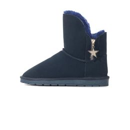 Gooce Boots 'Penny' Damen Gr&ouml;&szlig;e 36 navy / gold Winterschuhe